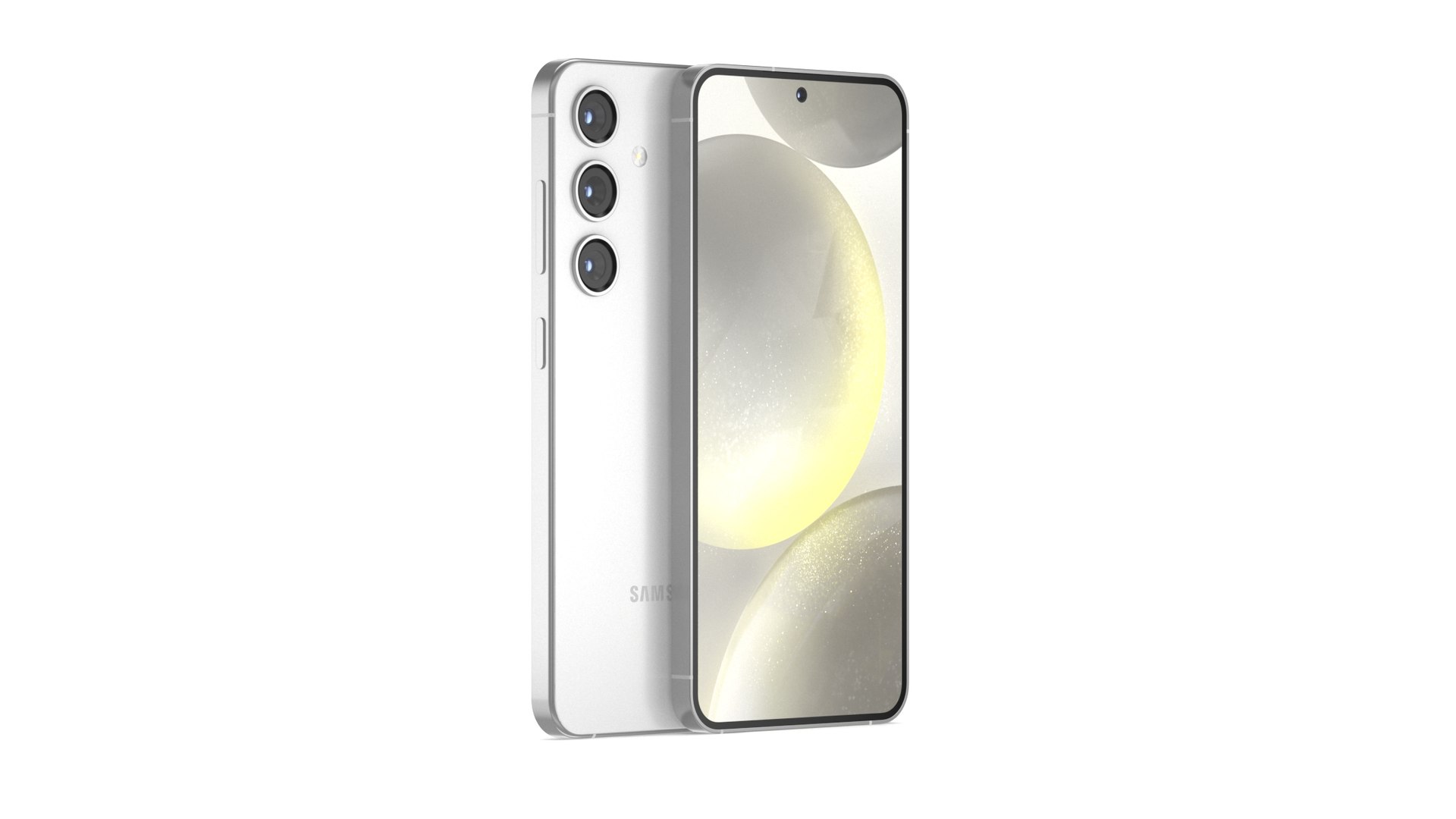 3D Samsung Galaxy S24 Marble Grey - TurboSquid 2225348