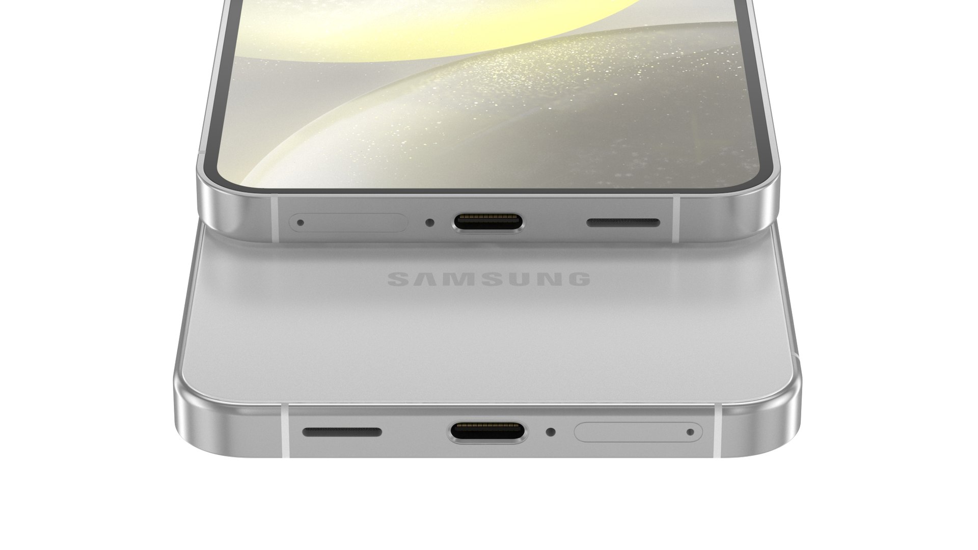 3D Samsung Galaxy S24 Marble Grey - TurboSquid 2225348