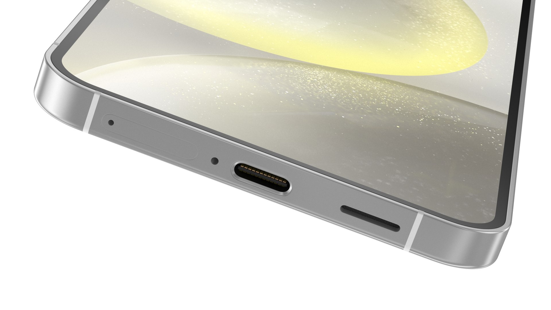 3D Samsung Galaxy S24 Marble Grey - TurboSquid 2225348