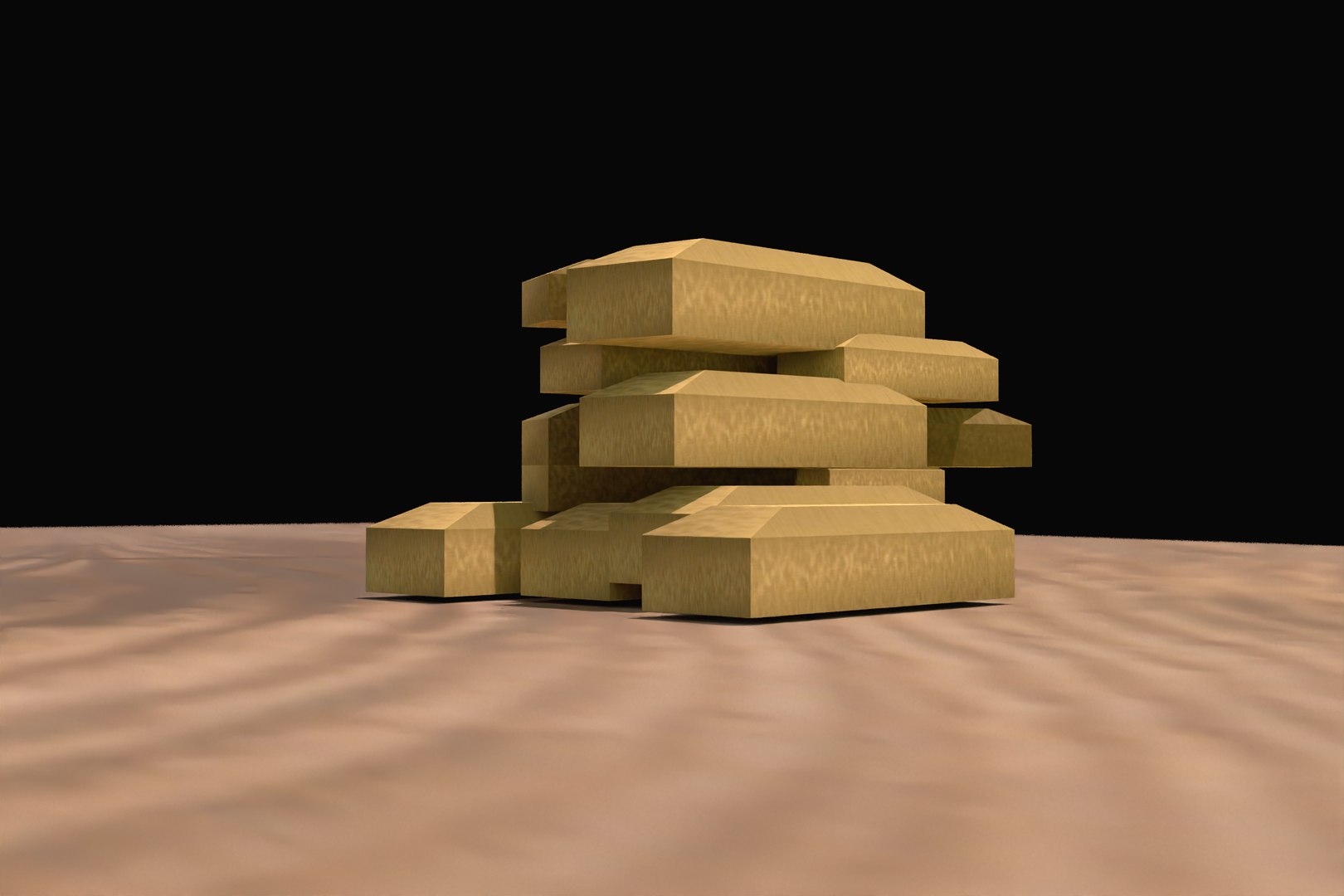 Gold 3D model - TurboSquid 1962941