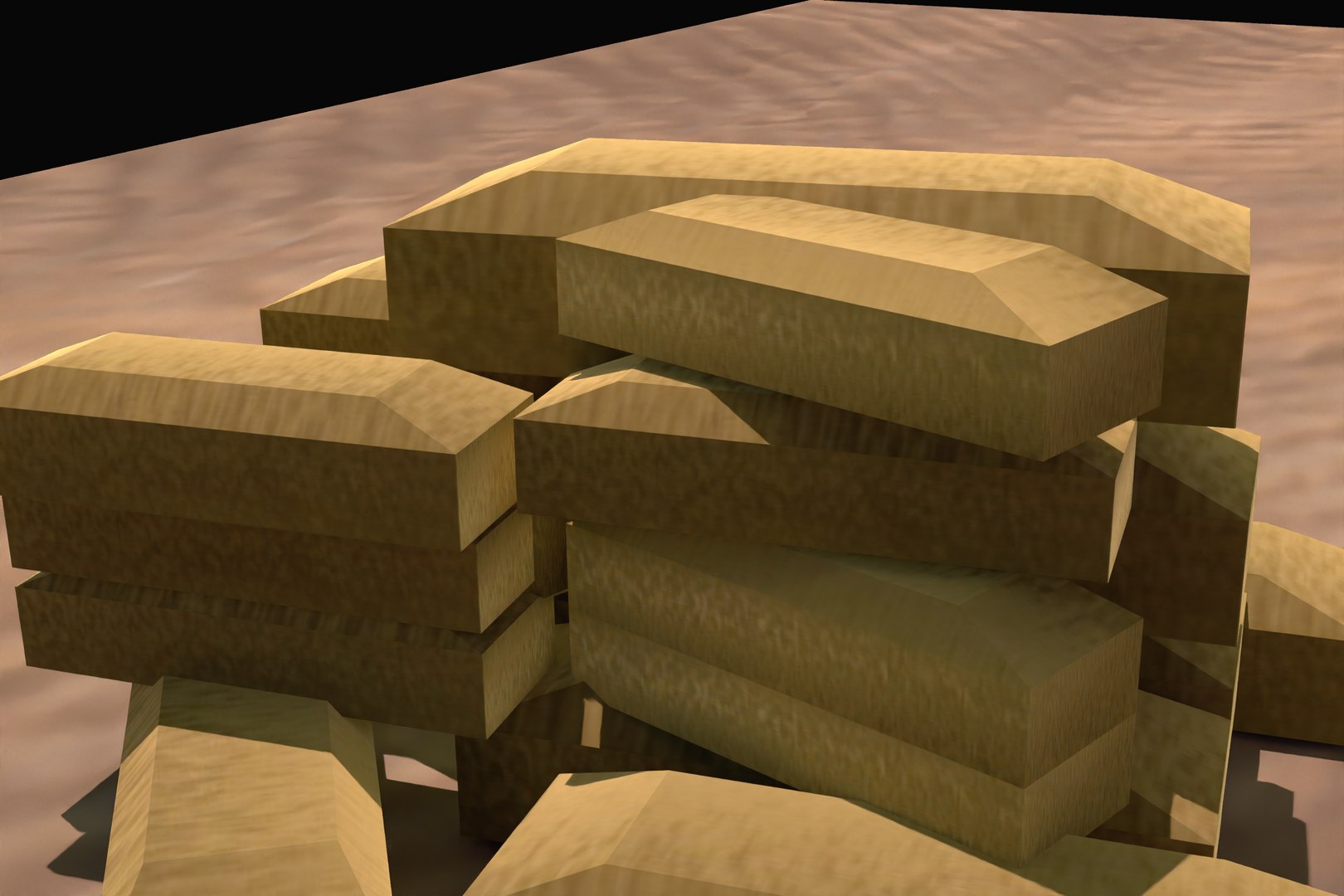 Gold 3D model - TurboSquid 1962941