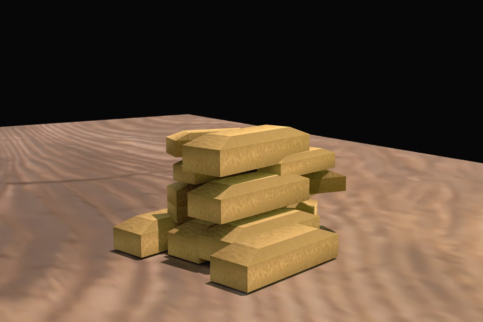 Gold 3D model - TurboSquid 1962941