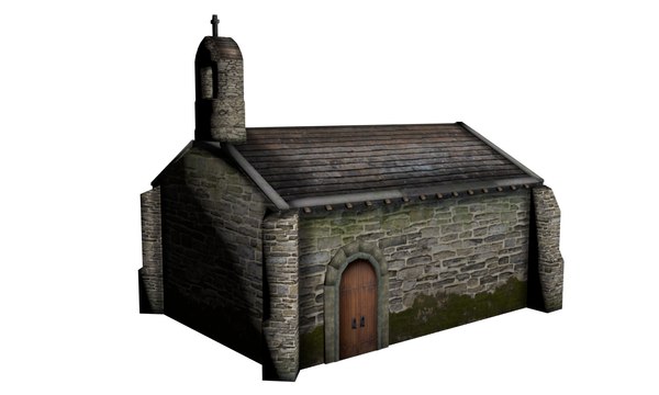 3D medieval church model - TurboSquid 1250799