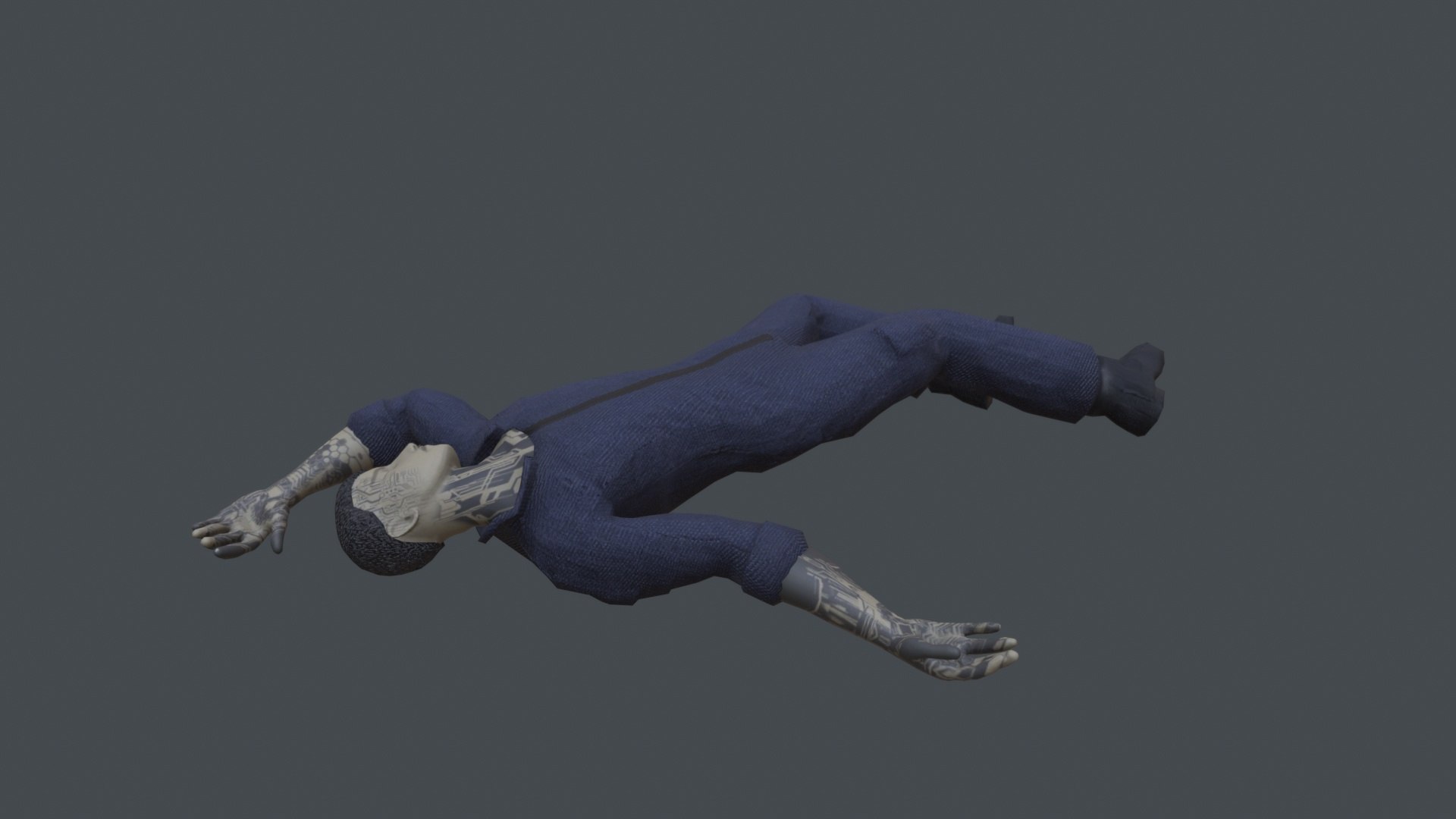 3D Corpse Man - TurboSquid 2272216