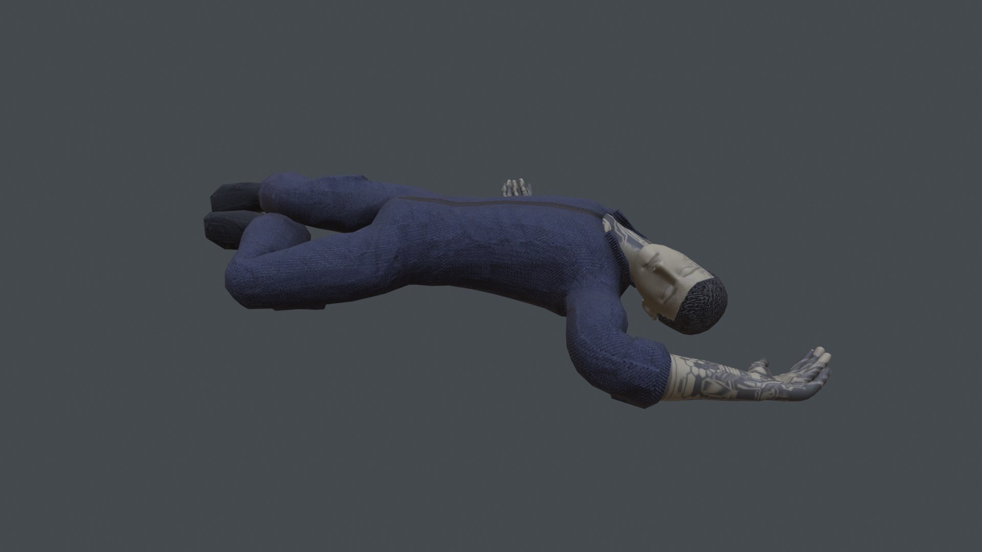 3D Corpse Man - TurboSquid 2272216