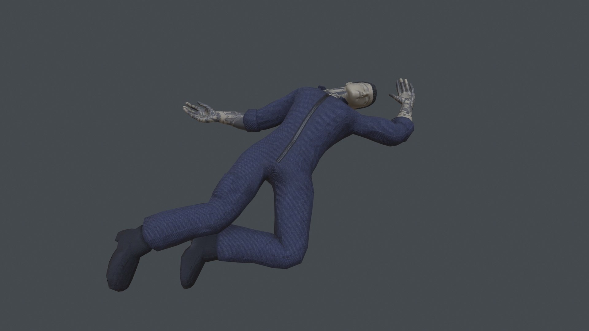 3D Corpse Man - TurboSquid 2272216