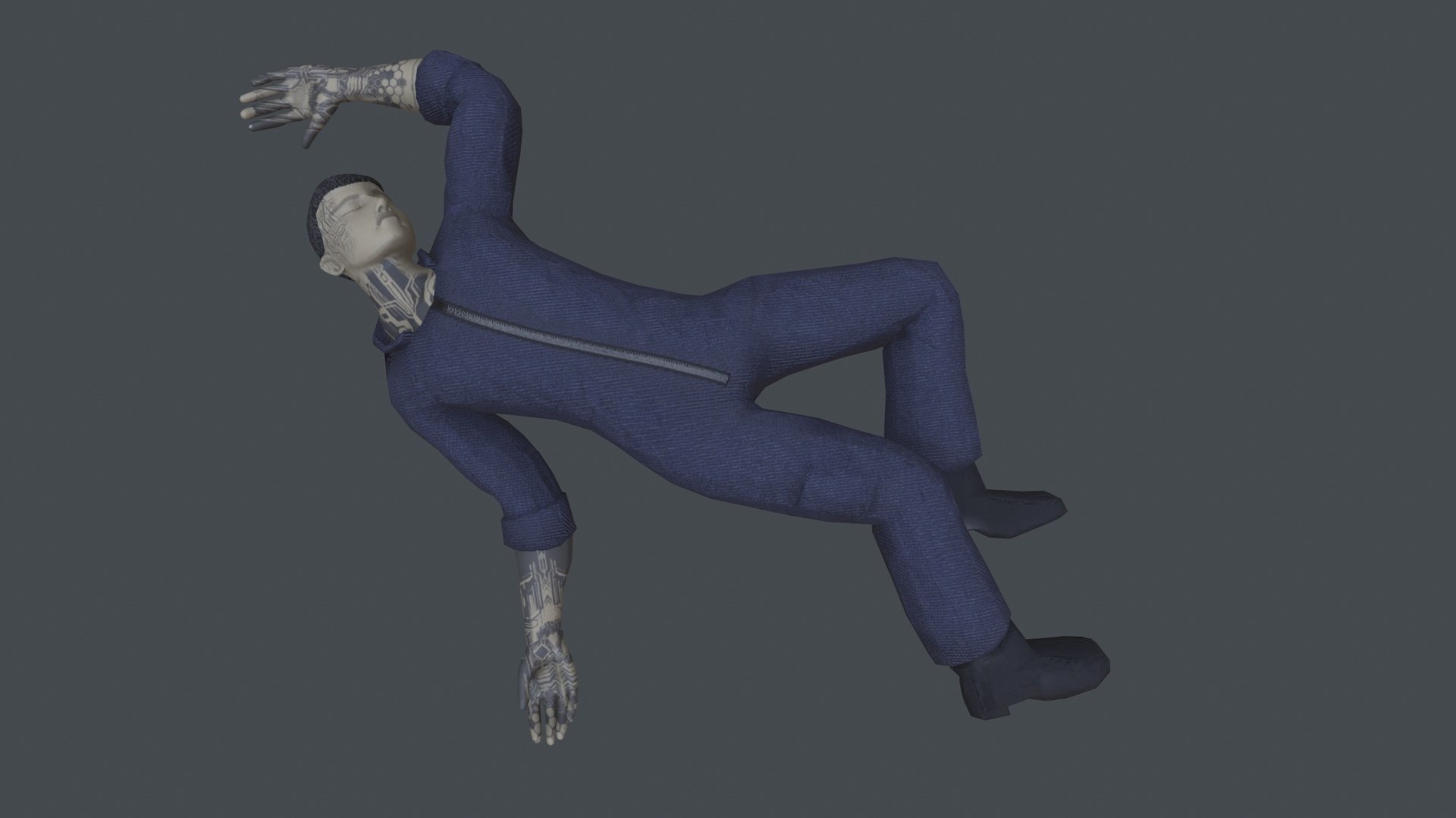 3D Corpse Man - TurboSquid 2272216