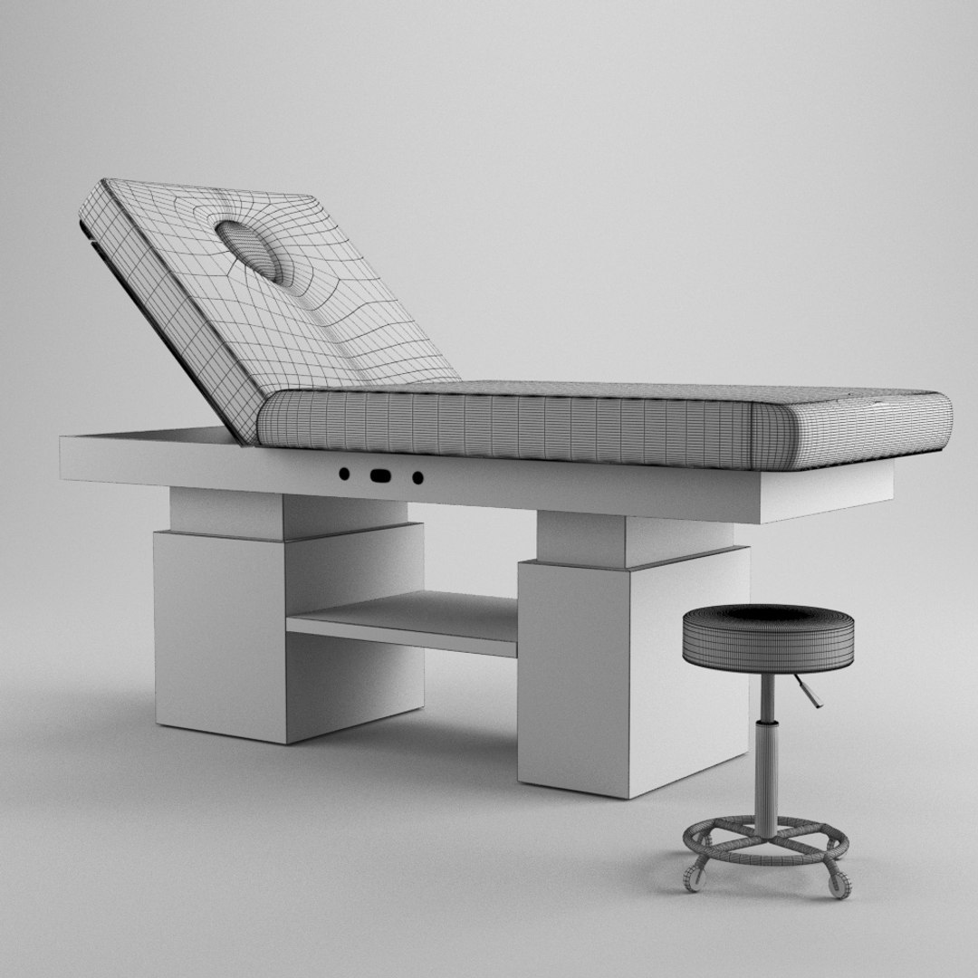 Esthtic Design Massage Table 3D - TurboSquid 1357552