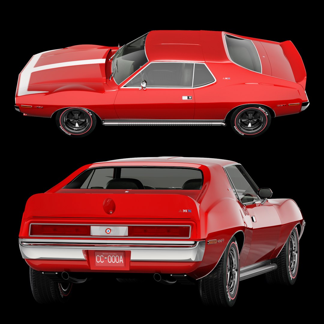 3D AMC AMX SST-1973 model - TurboSquid 1868905