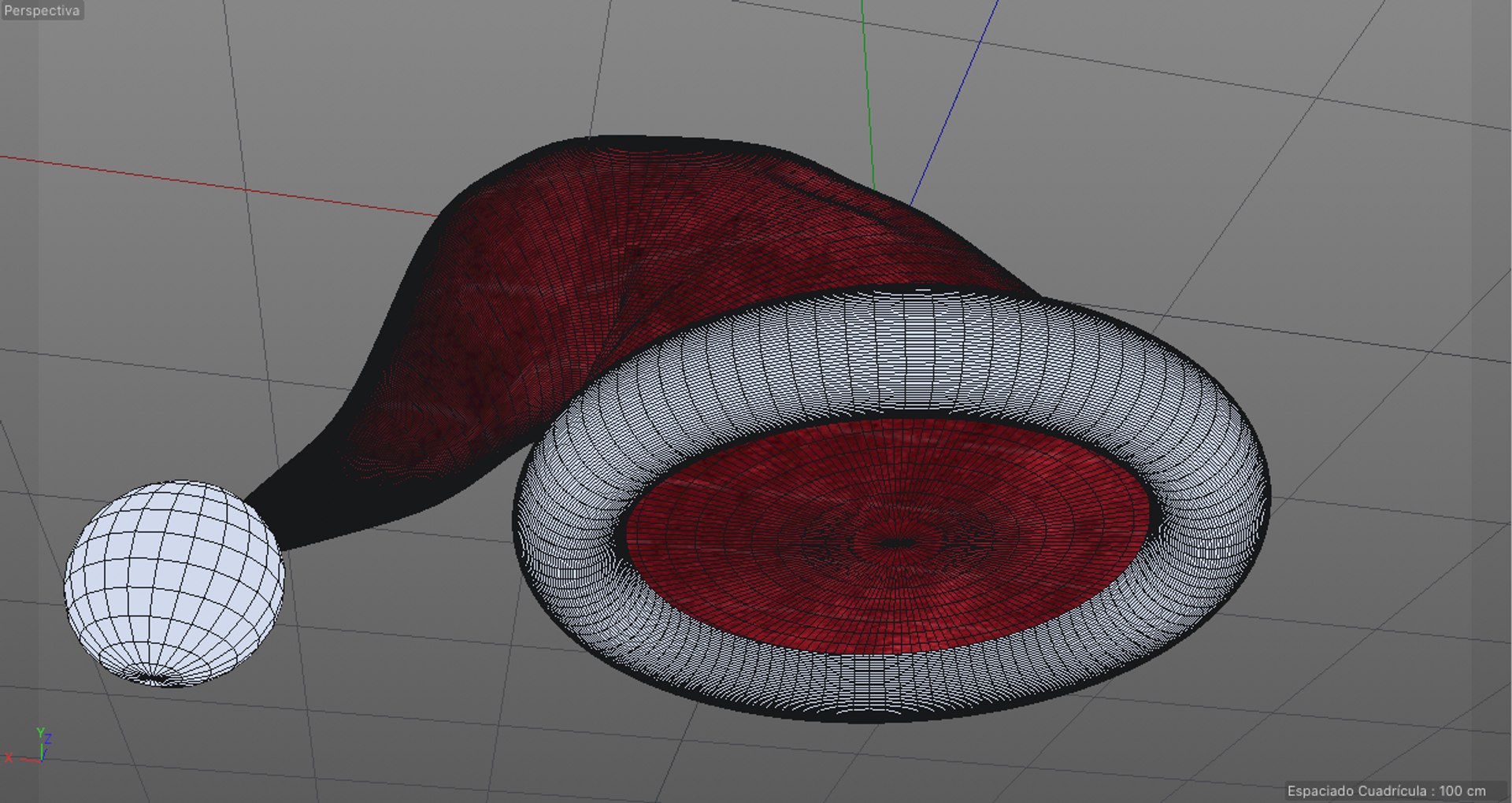 3D santa claus hat model - TurboSquid 1465316