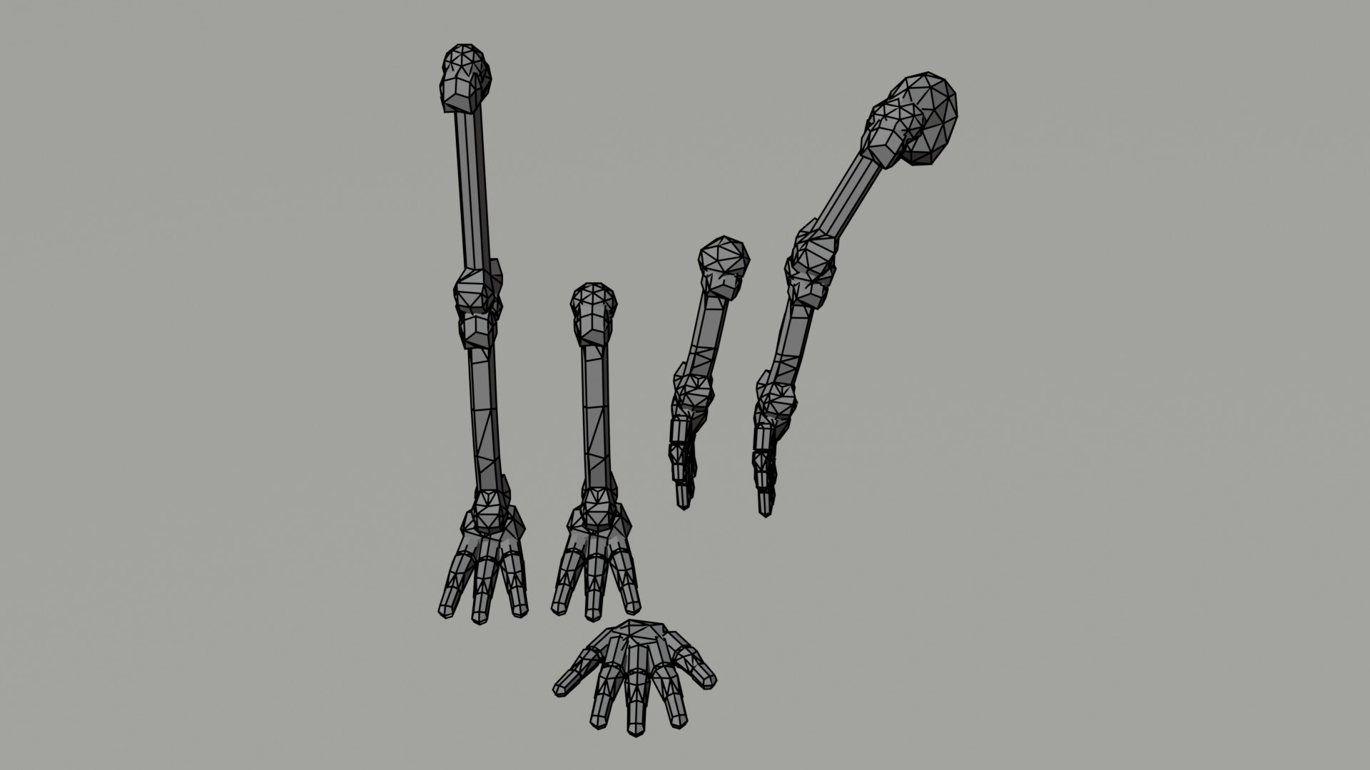 3D Low-poly Cartoon bone asset Polygonal - TurboSquid 1999412