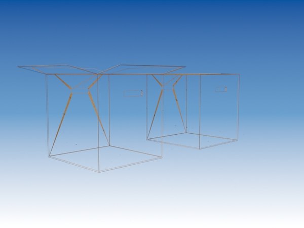 3d shipping box model