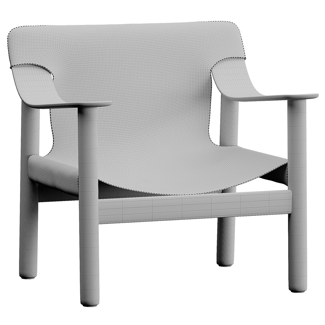 Bernard Lounge Chair 3D - TurboSquid 1983628