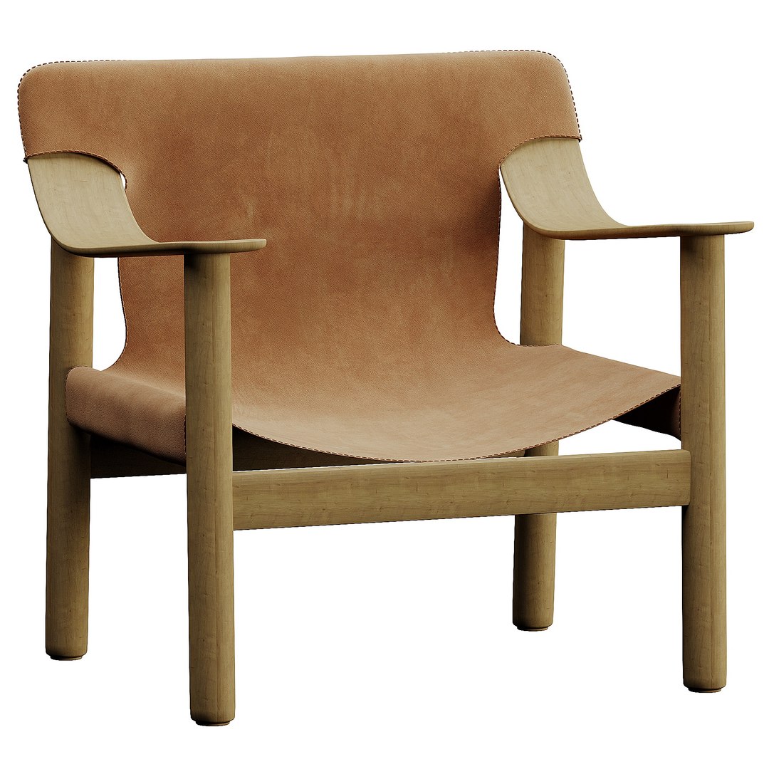Bernard Lounge Chair 3D - TurboSquid 1983628