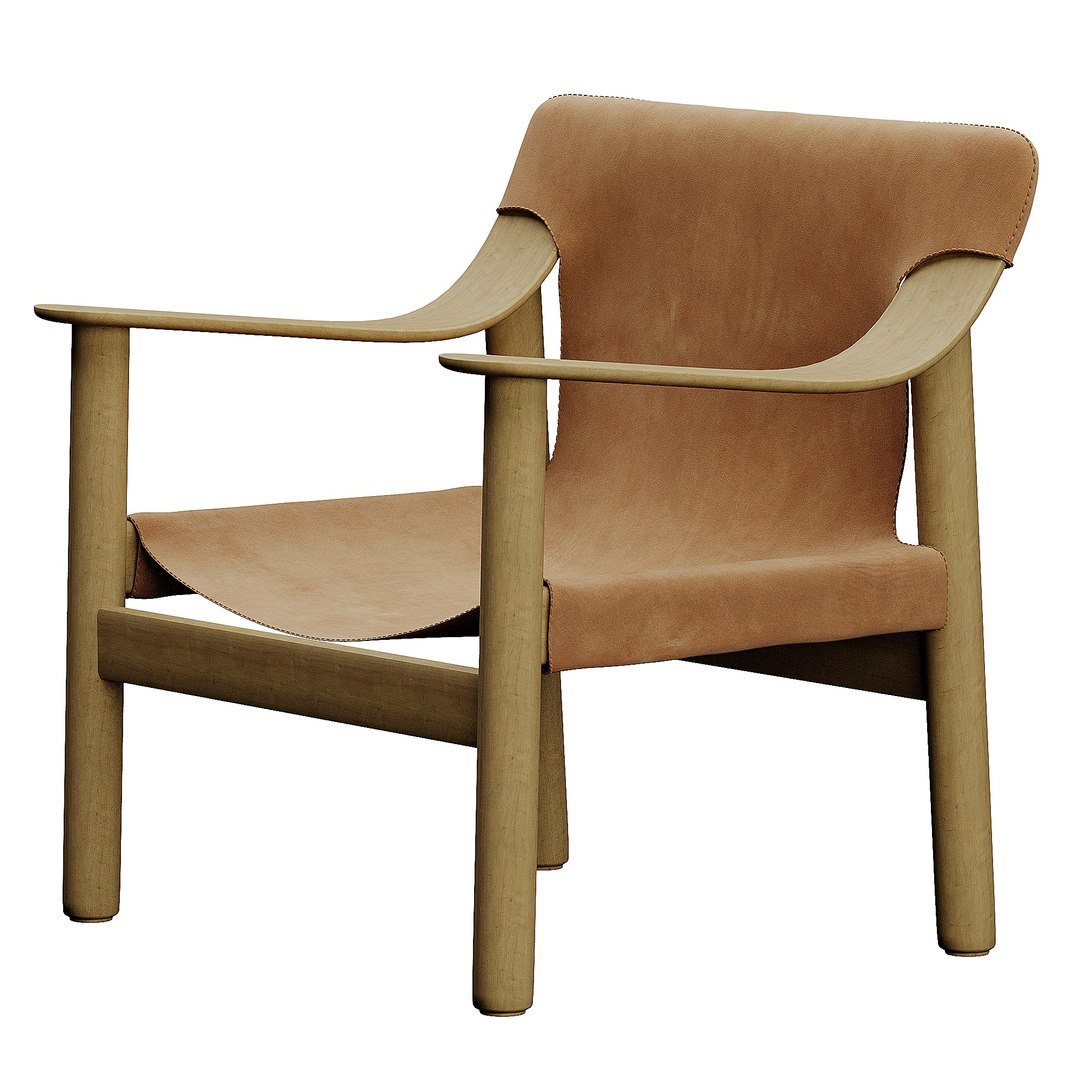 Bernard Lounge Chair 3D - TurboSquid 1983628