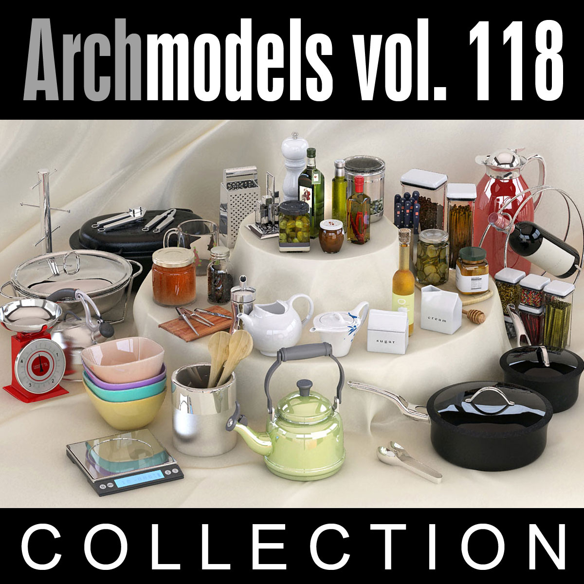 3d model archmodels vol 118 kitchen