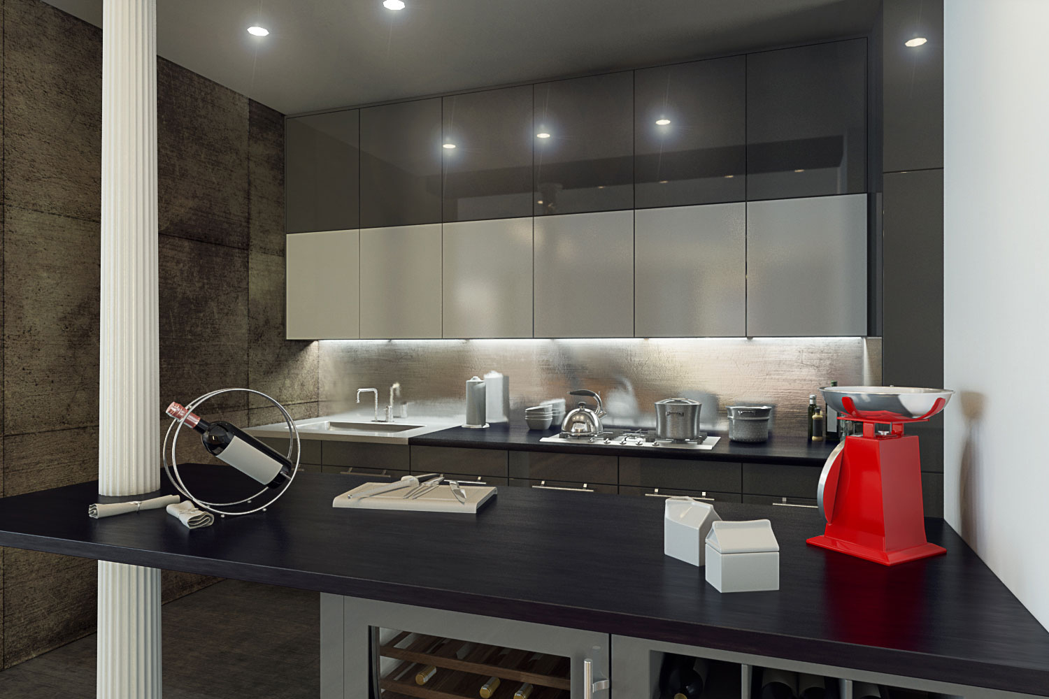 3d model archmodels vol 118 kitchen