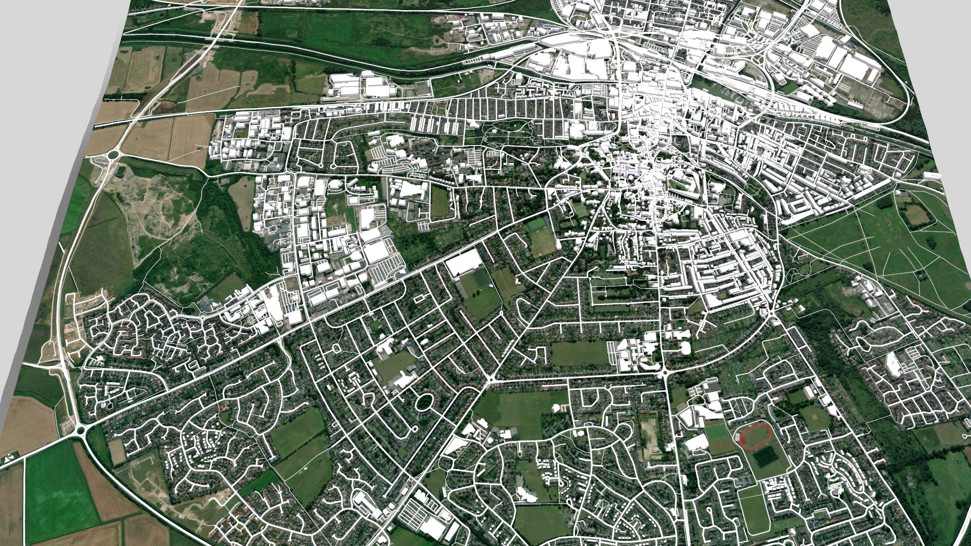 Cityscape Lincoln Great Britain 3D Model - TurboSquid 2039681