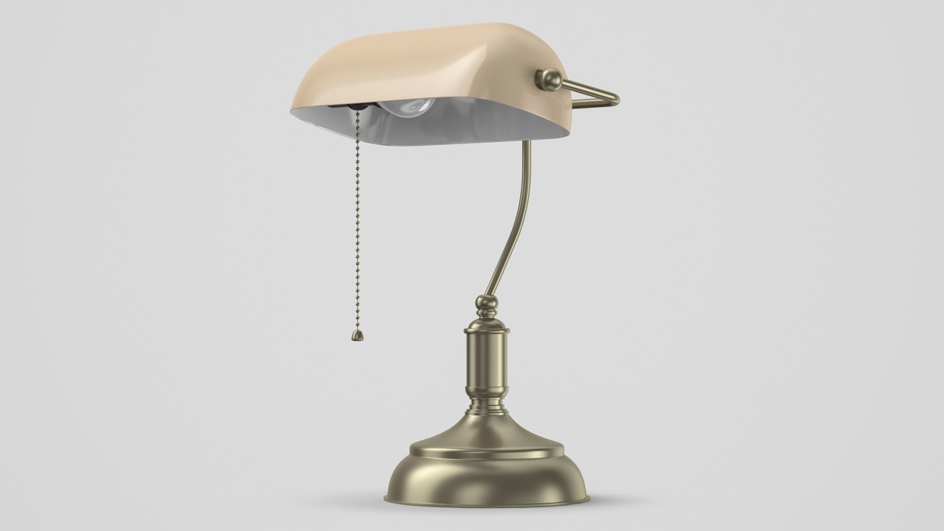 3D Retro Desk Lamp 02 model - TurboSquid 2006013