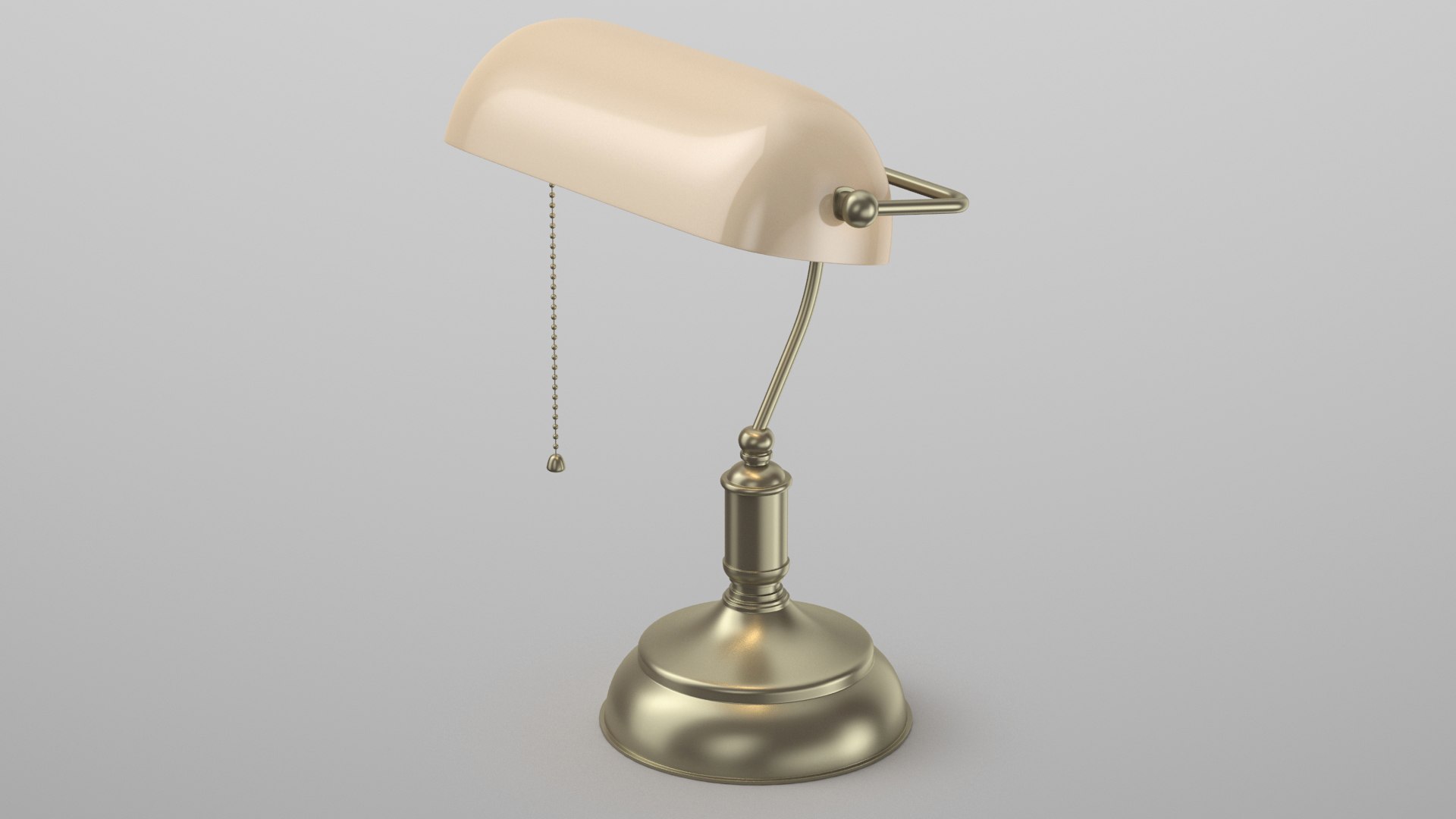 3D Retro Desk Lamp 02 model - TurboSquid 2006013