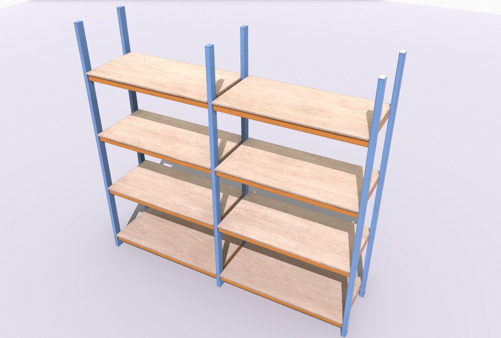 3D Industrial Shelves Model - TurboSquid 1505812