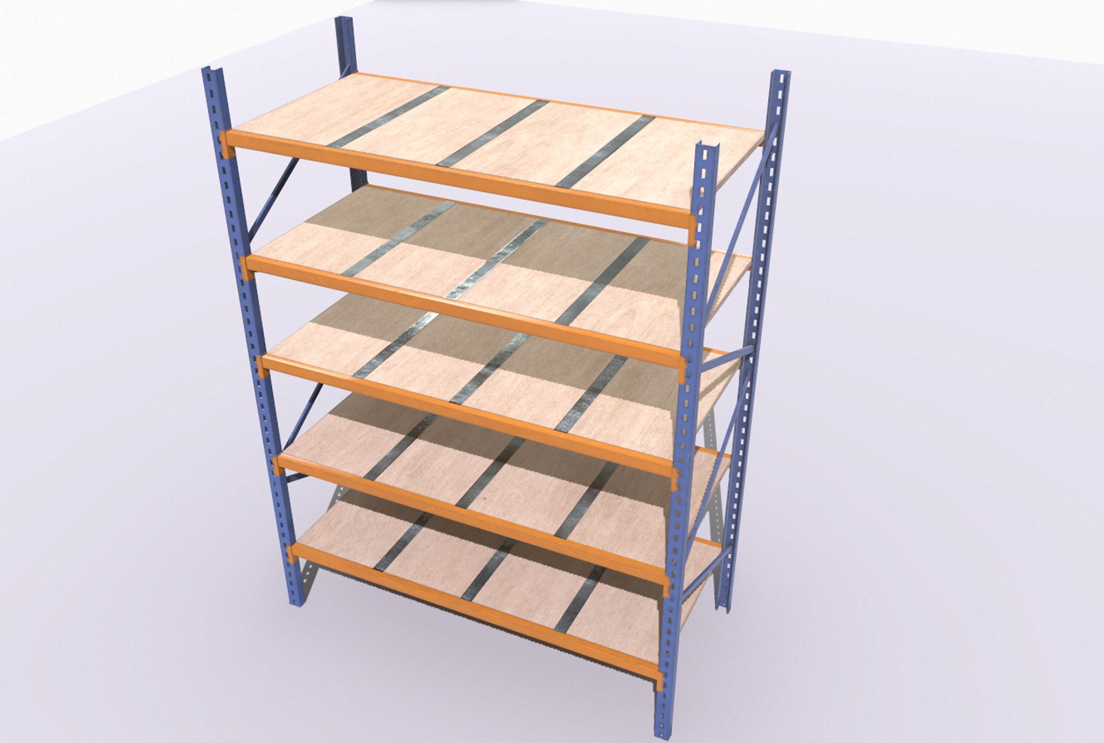 3D Industrial Shelves Model - TurboSquid 1505812