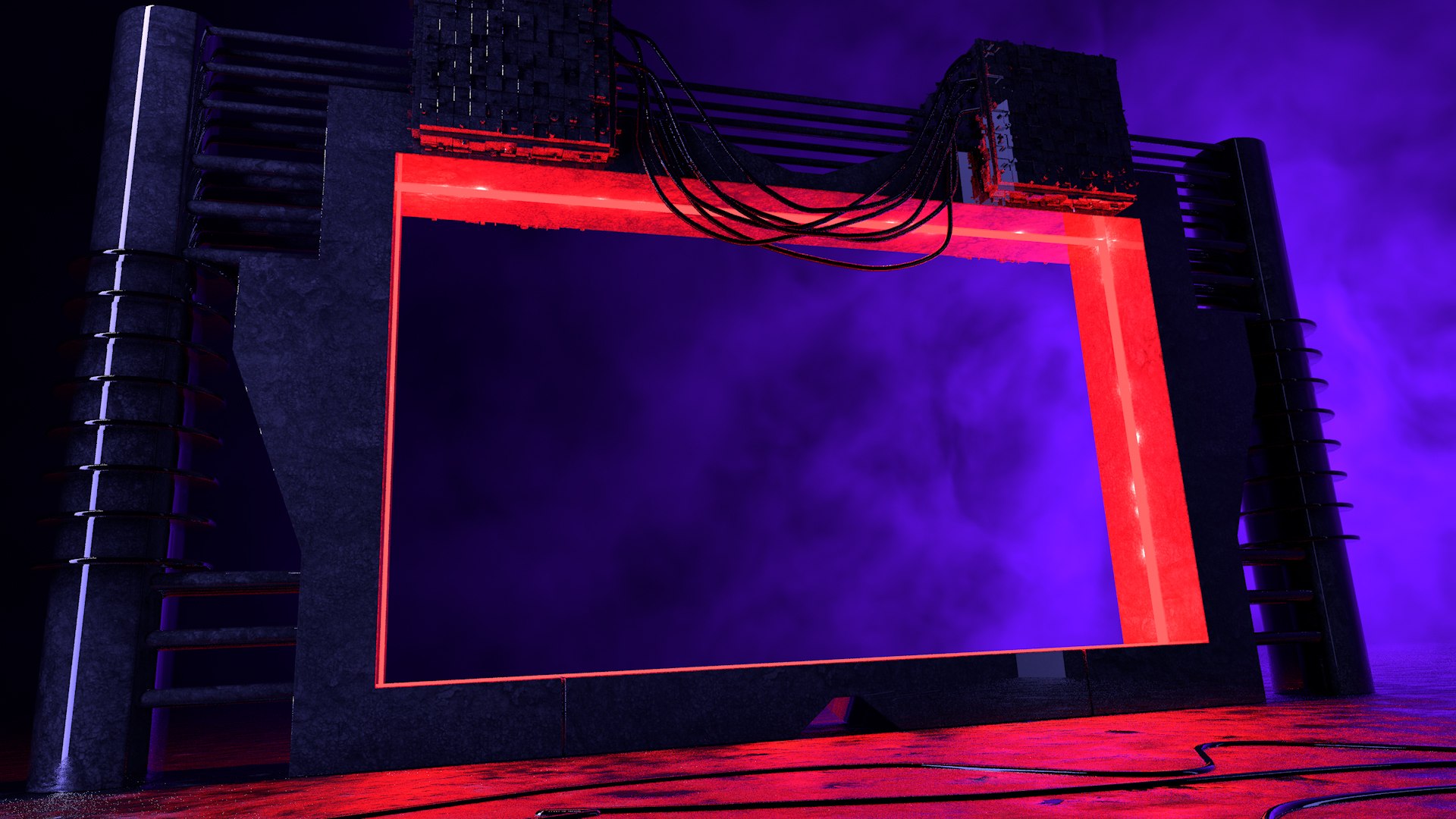 3D Retro Synth Wave Neon Model - TurboSquid 1573718