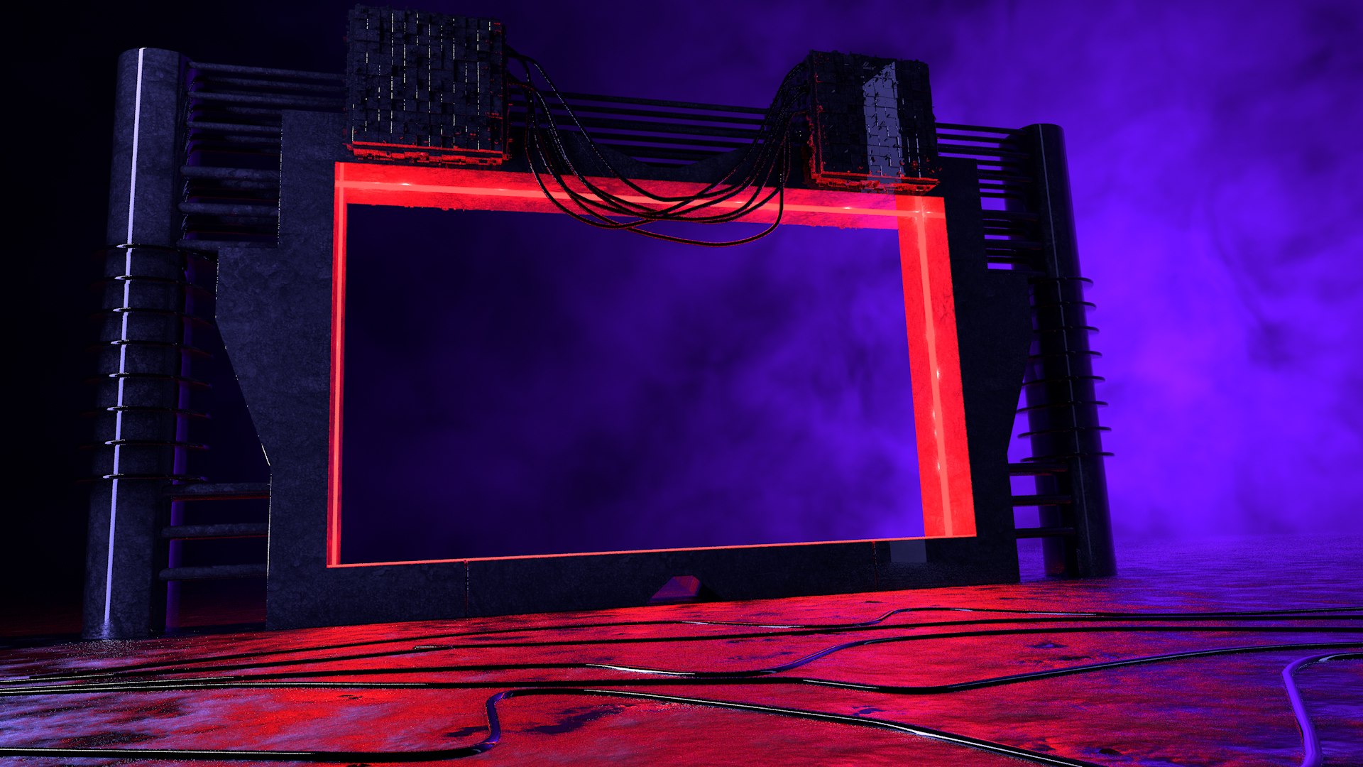 3D Retro Synth Wave Neon Model - TurboSquid 1573718