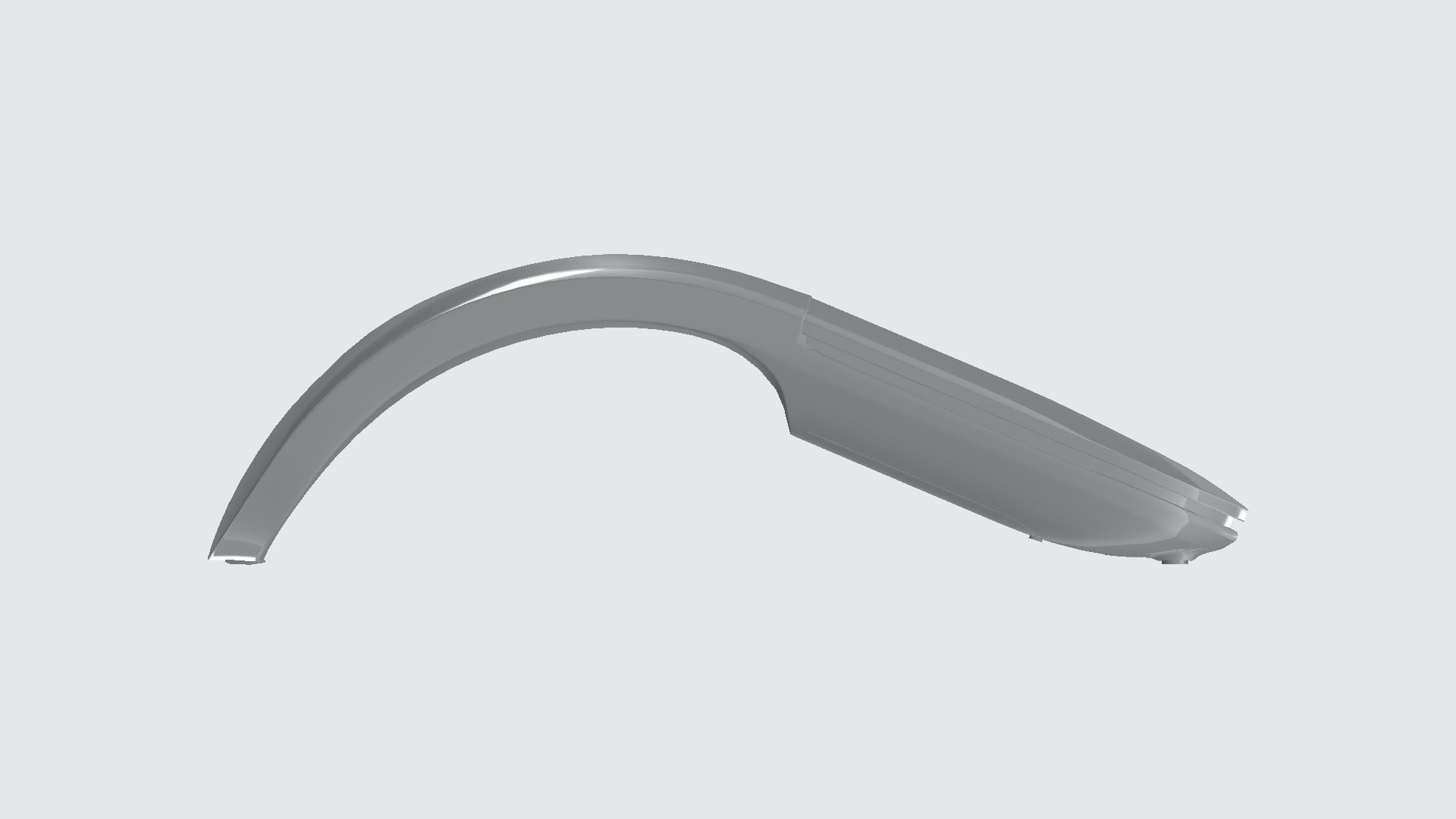 3D Surface Arc Mouse - Light Gray - TurboSquid 2365597