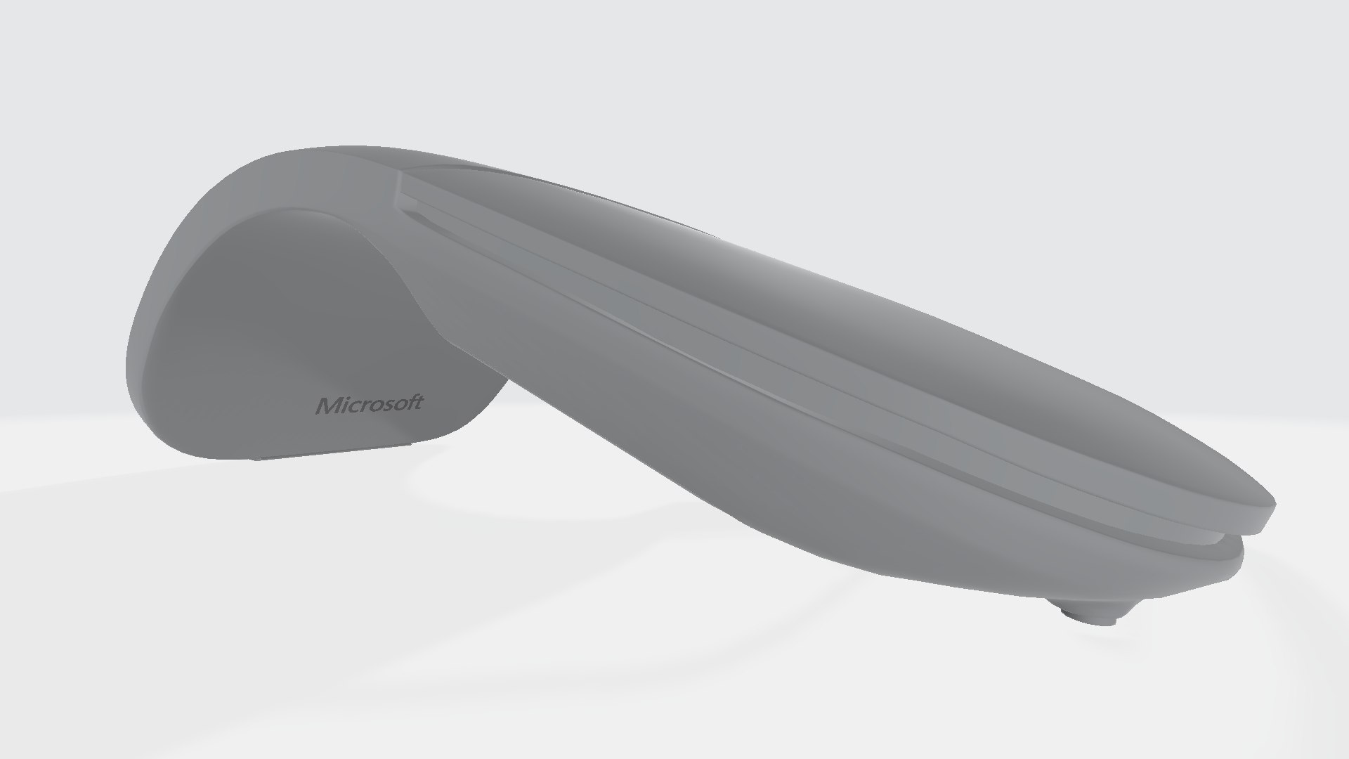 3D Surface Arc Mouse - Light Gray - TurboSquid 2365597
