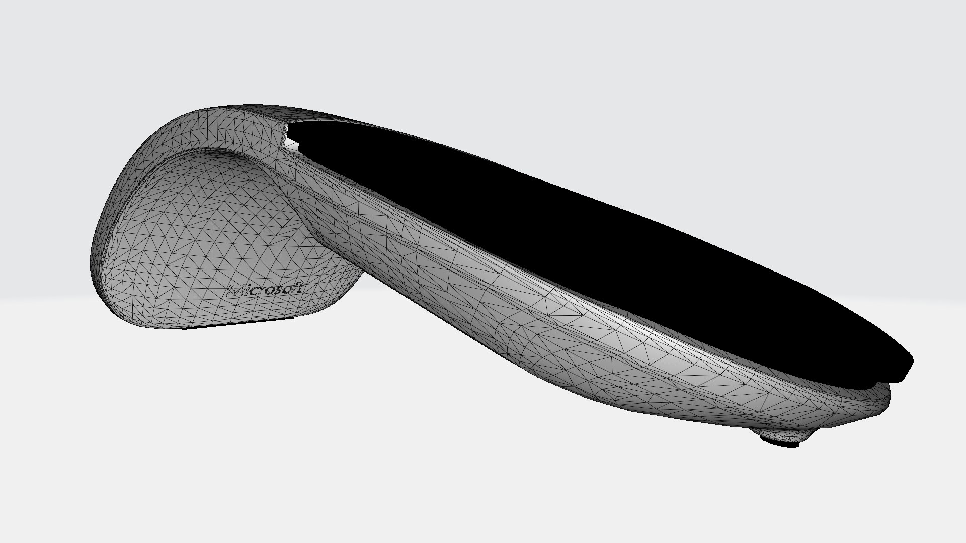 3D Surface Arc Mouse - Light Gray - TurboSquid 2365597