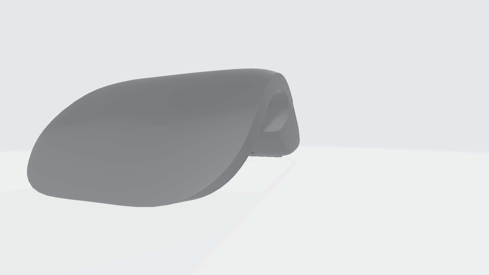3D Surface Arc Mouse - Light Gray - TurboSquid 2365597