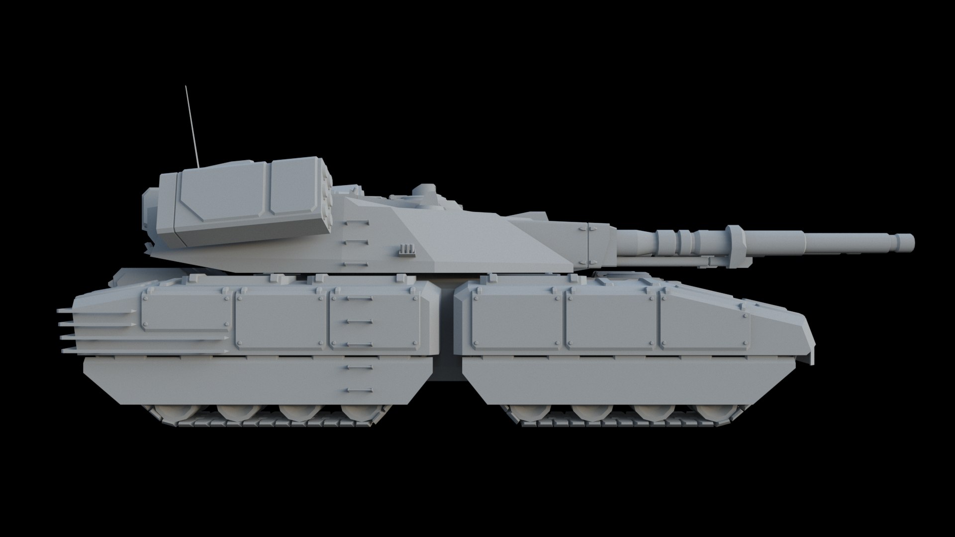 3D Model Mammoth Tank - Fun Model - TurboSquid 2215645