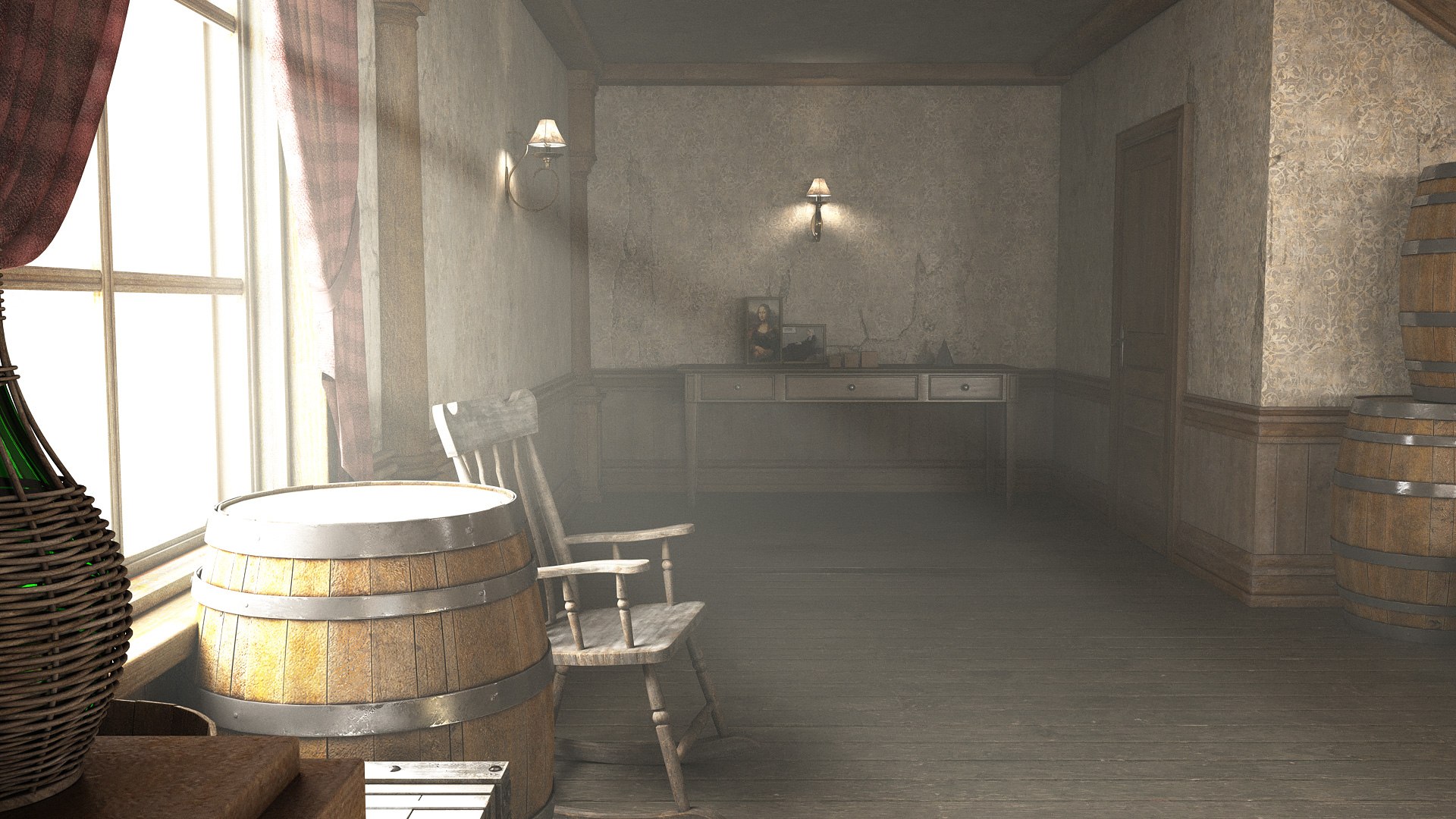3D Old Western Bar PBR Textures - TurboSquid 2072797