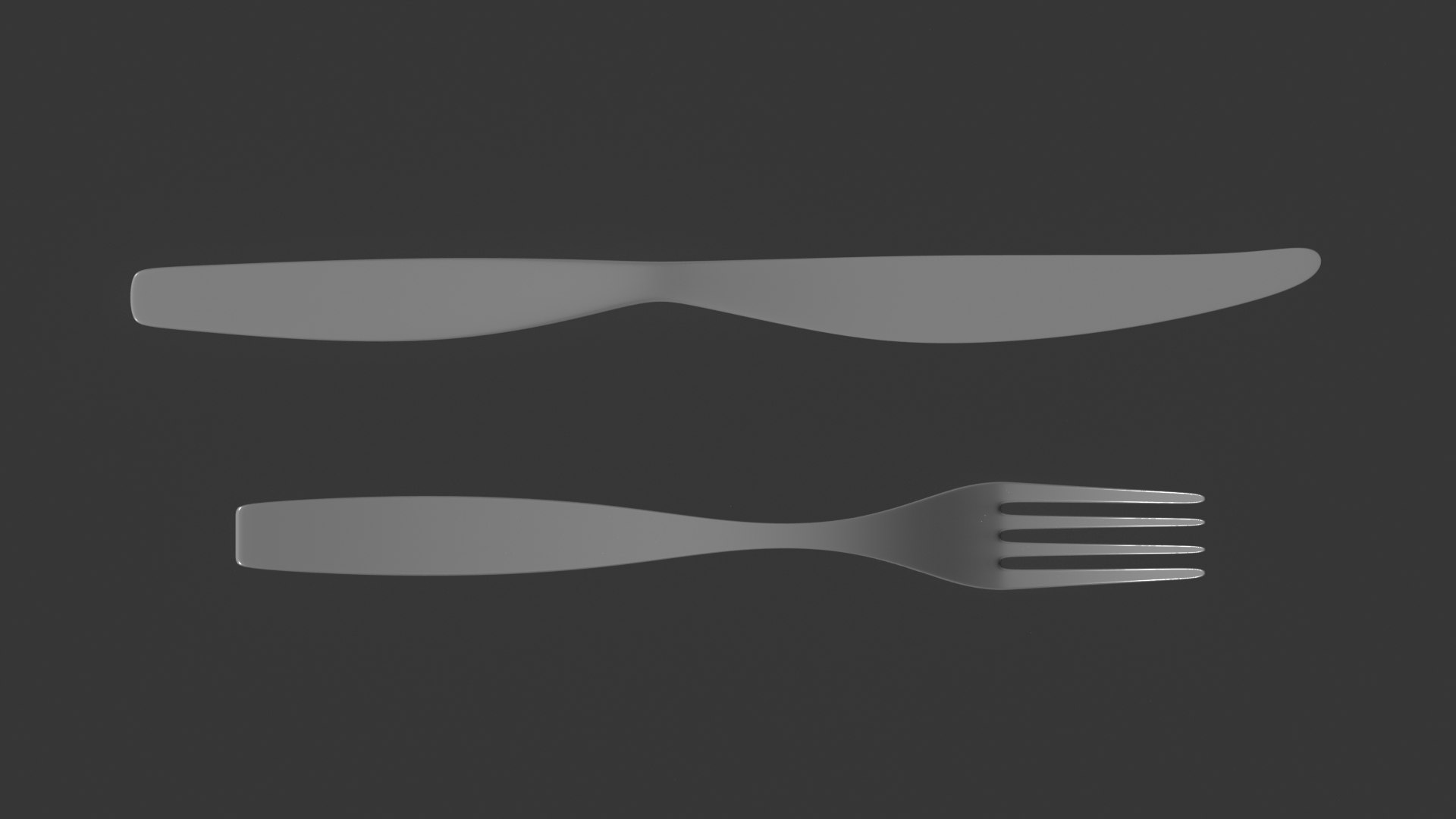 3D Fork Table Knife Model - TurboSquid 1539869