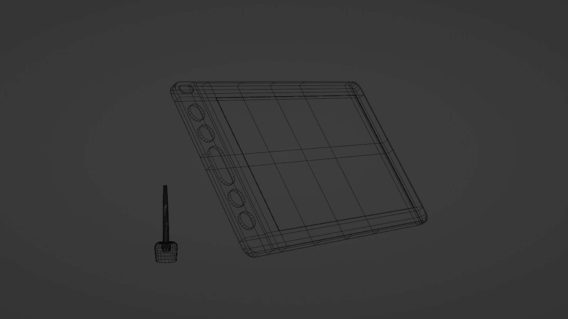 3D Drawing Tablet Model - TurboSquid 2211724