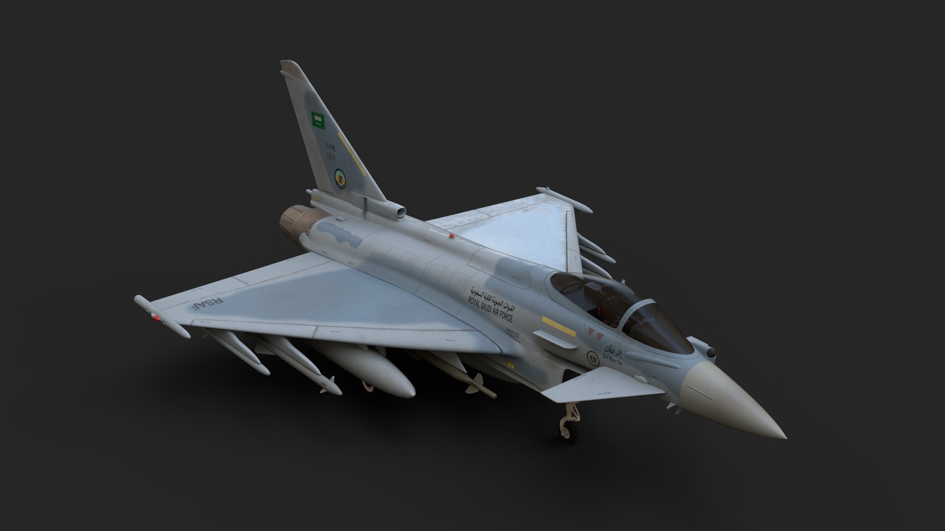 Eurofighter Typhoon 3D Model - TurboSquid 1298104