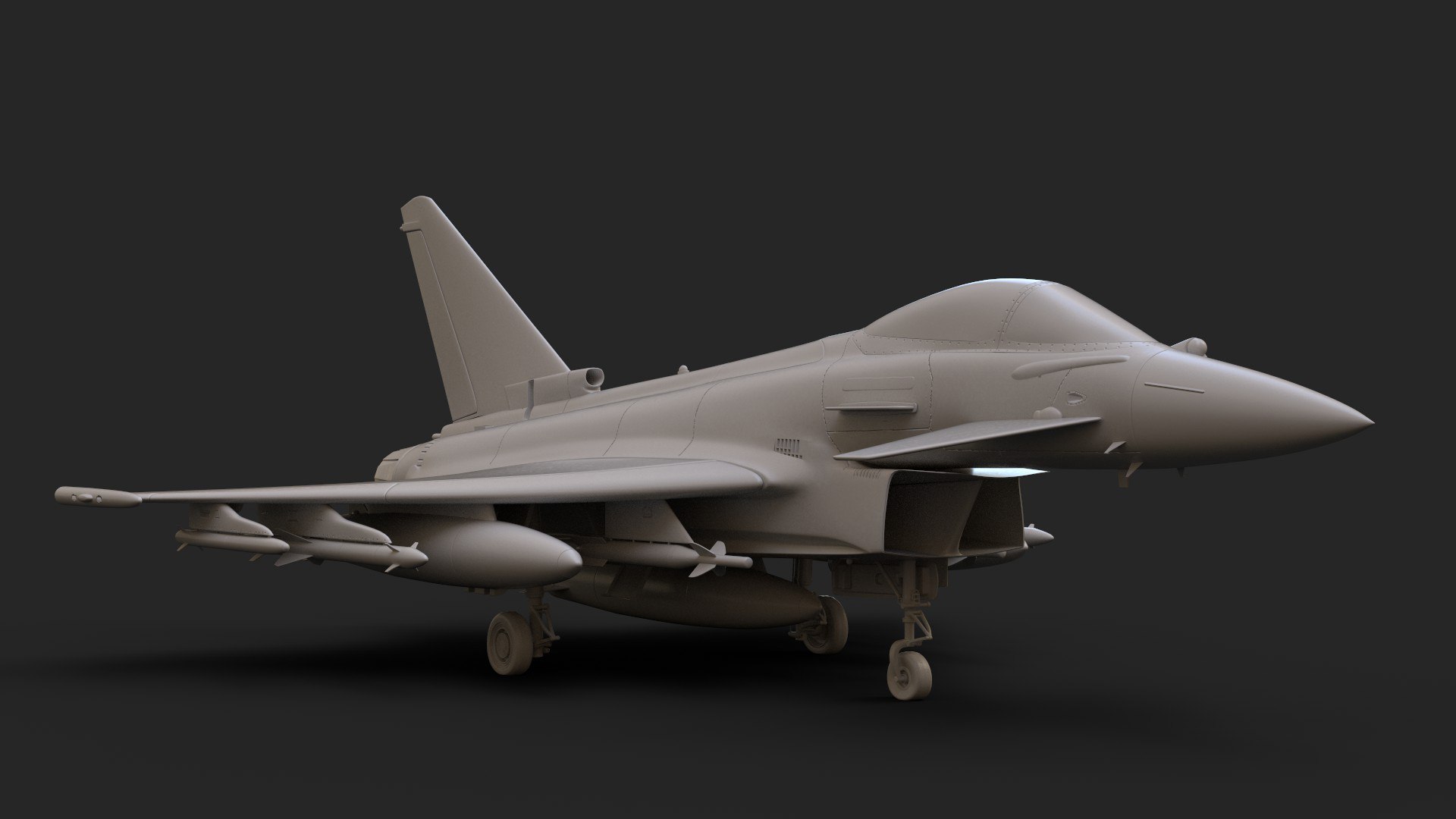 Eurofighter Typhoon 3D Model - TurboSquid 1298104