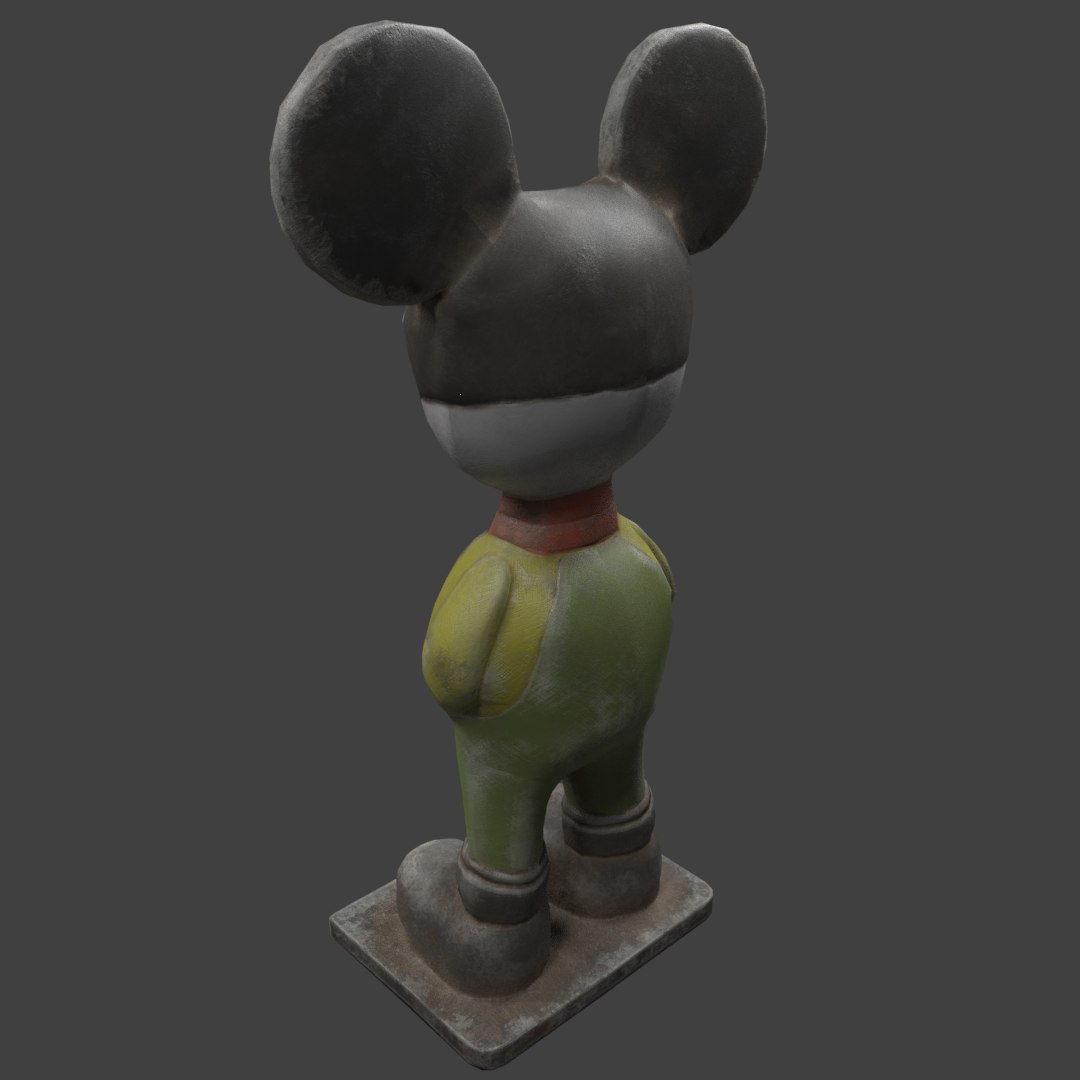 3D Soviet Mouse Statue Polys Model - TurboSquid 1417248