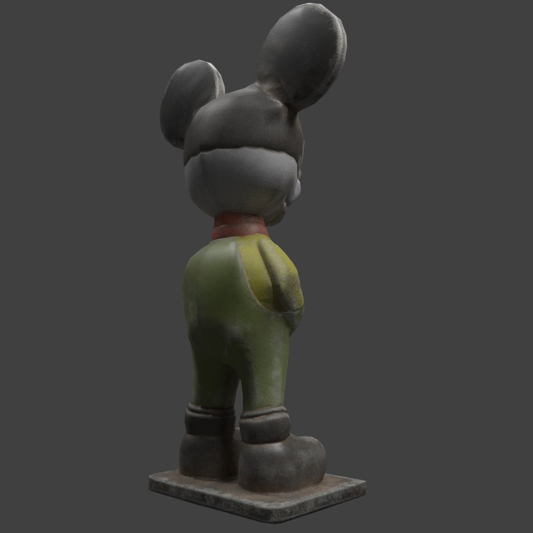 3D Soviet Mouse Statue Polys Model - TurboSquid 1417248