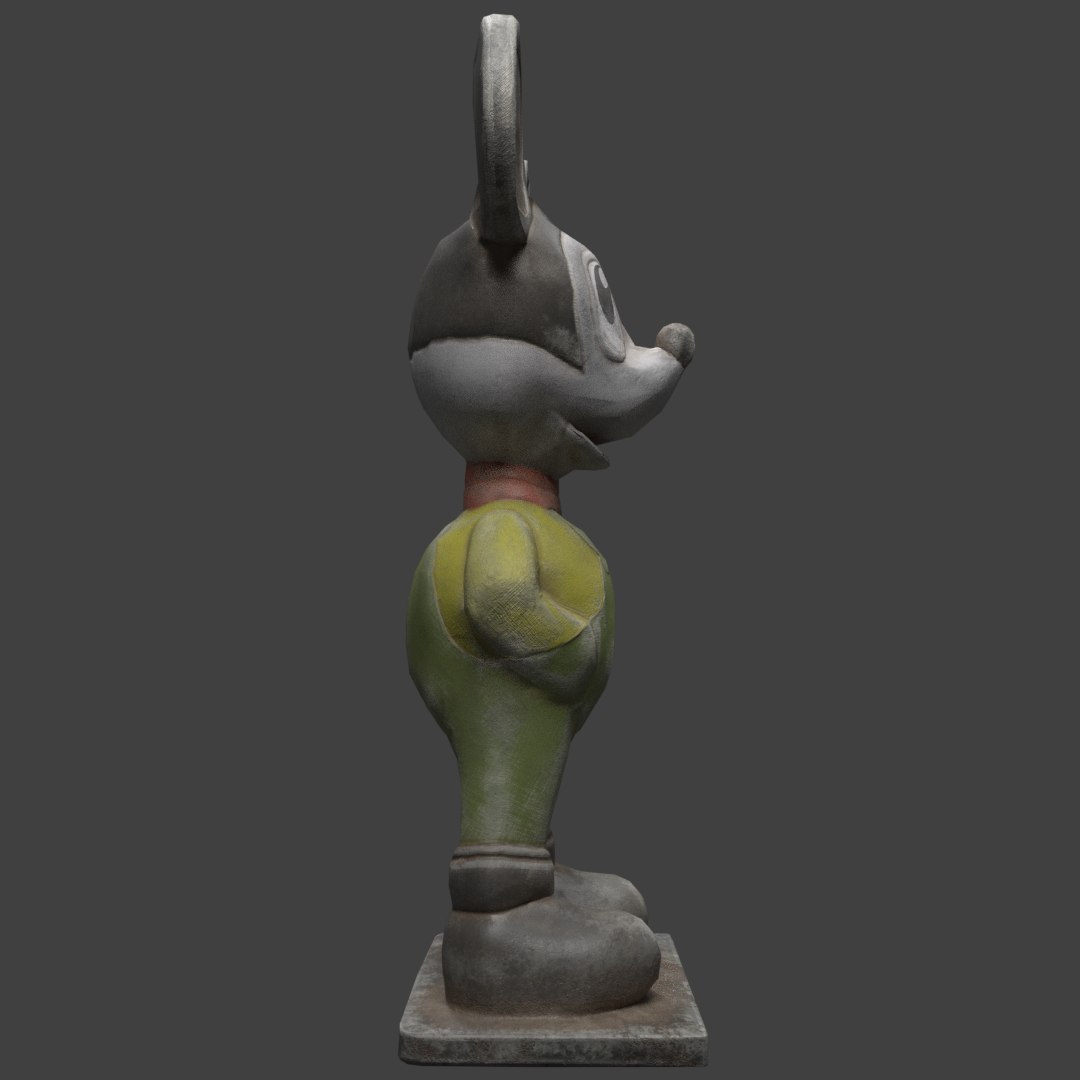 3D Soviet Mouse Statue Polys Model - TurboSquid 1417248
