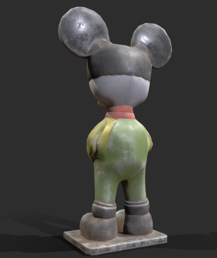 3D Soviet Mouse Statue Polys Model - TurboSquid 1417248