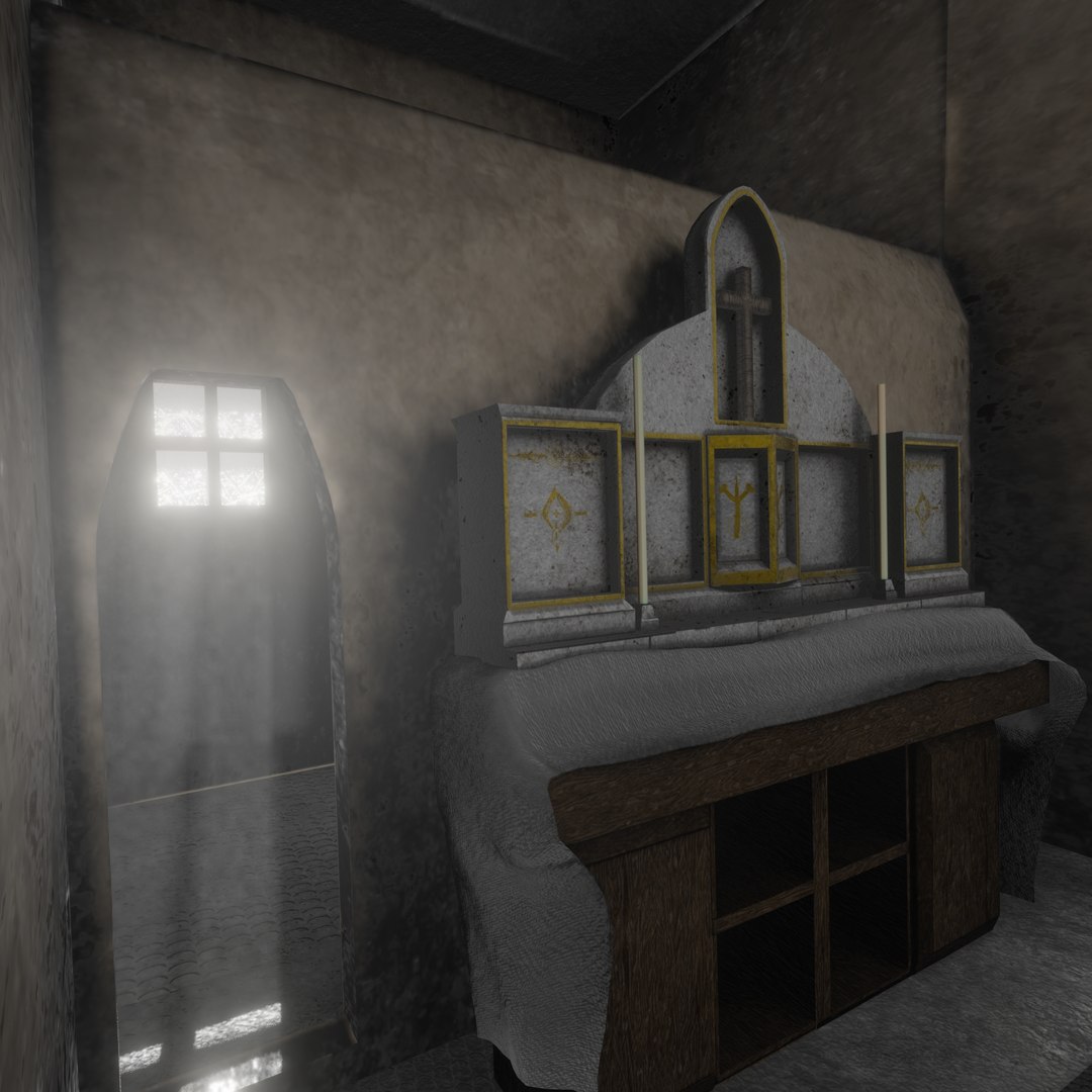 Post Church 3D Model - TurboSquid 1626707