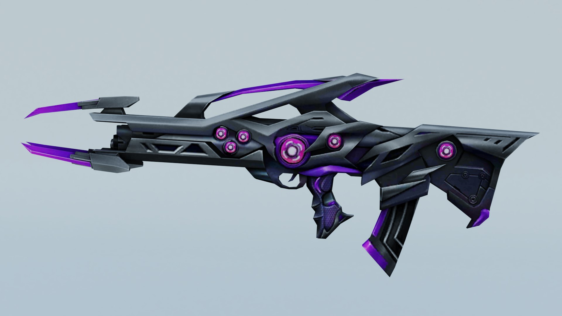 Weapon Rifle Black Widow Golden Lightning Ocean Void 3D - TurboSquid ...