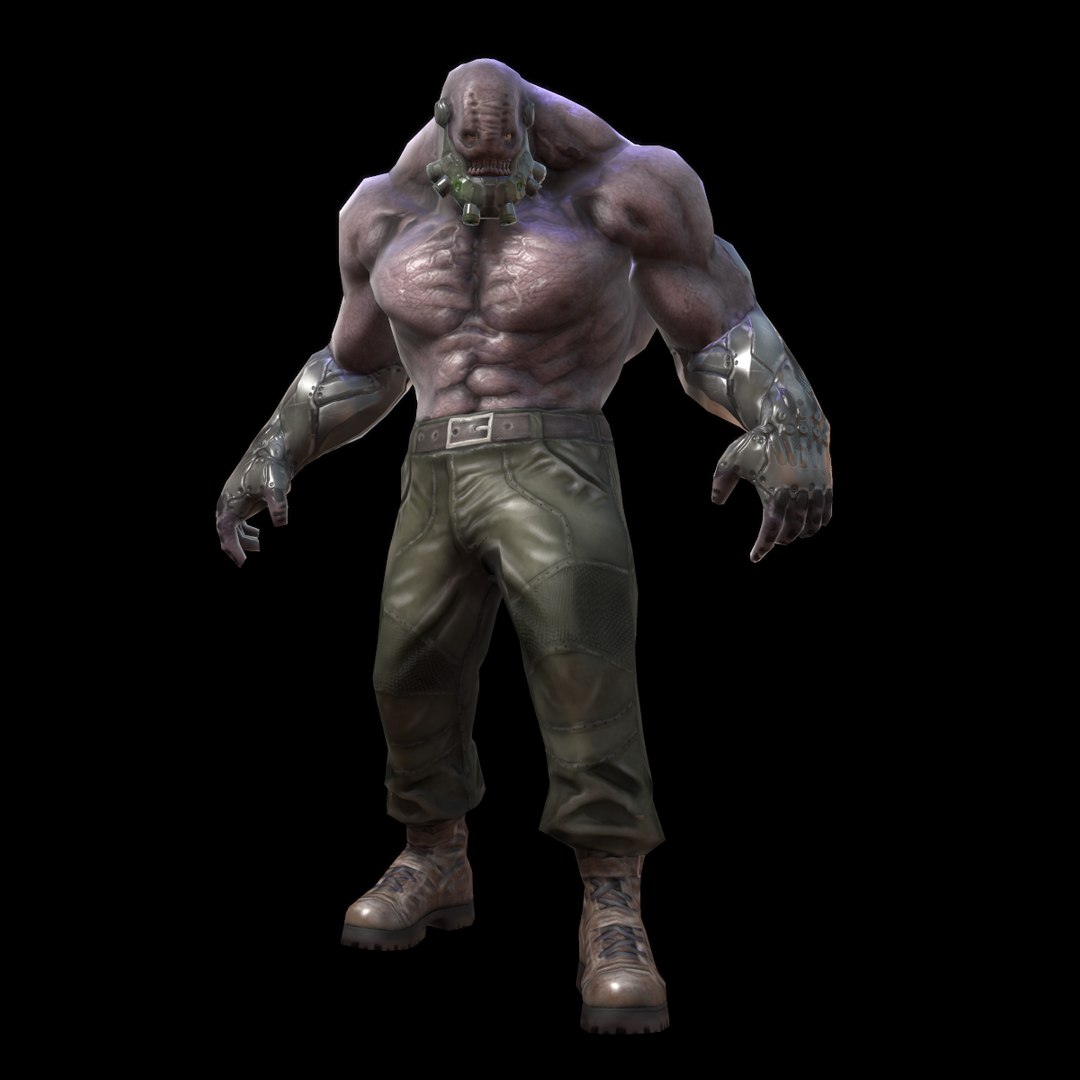 3d Model Mutant Fighter