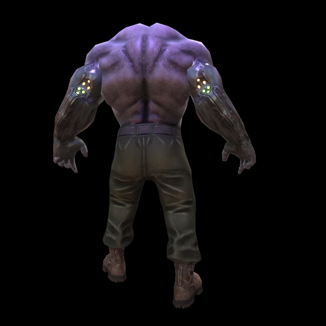 3d Model Mutant Fighter