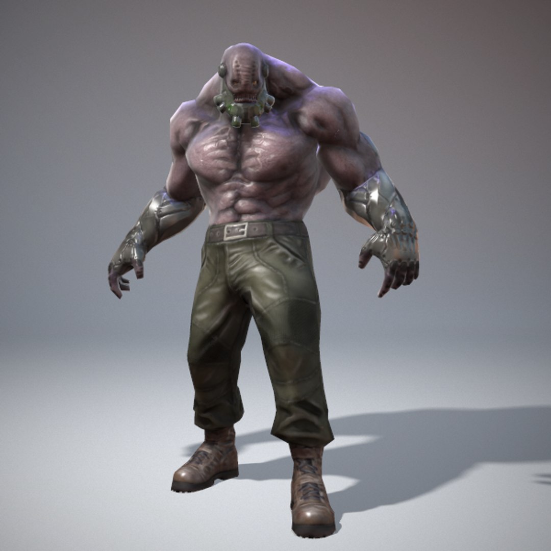3d Model Mutant Fighter