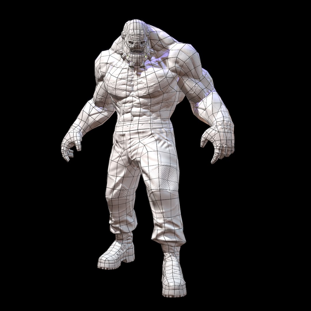 3d Model Mutant Fighter