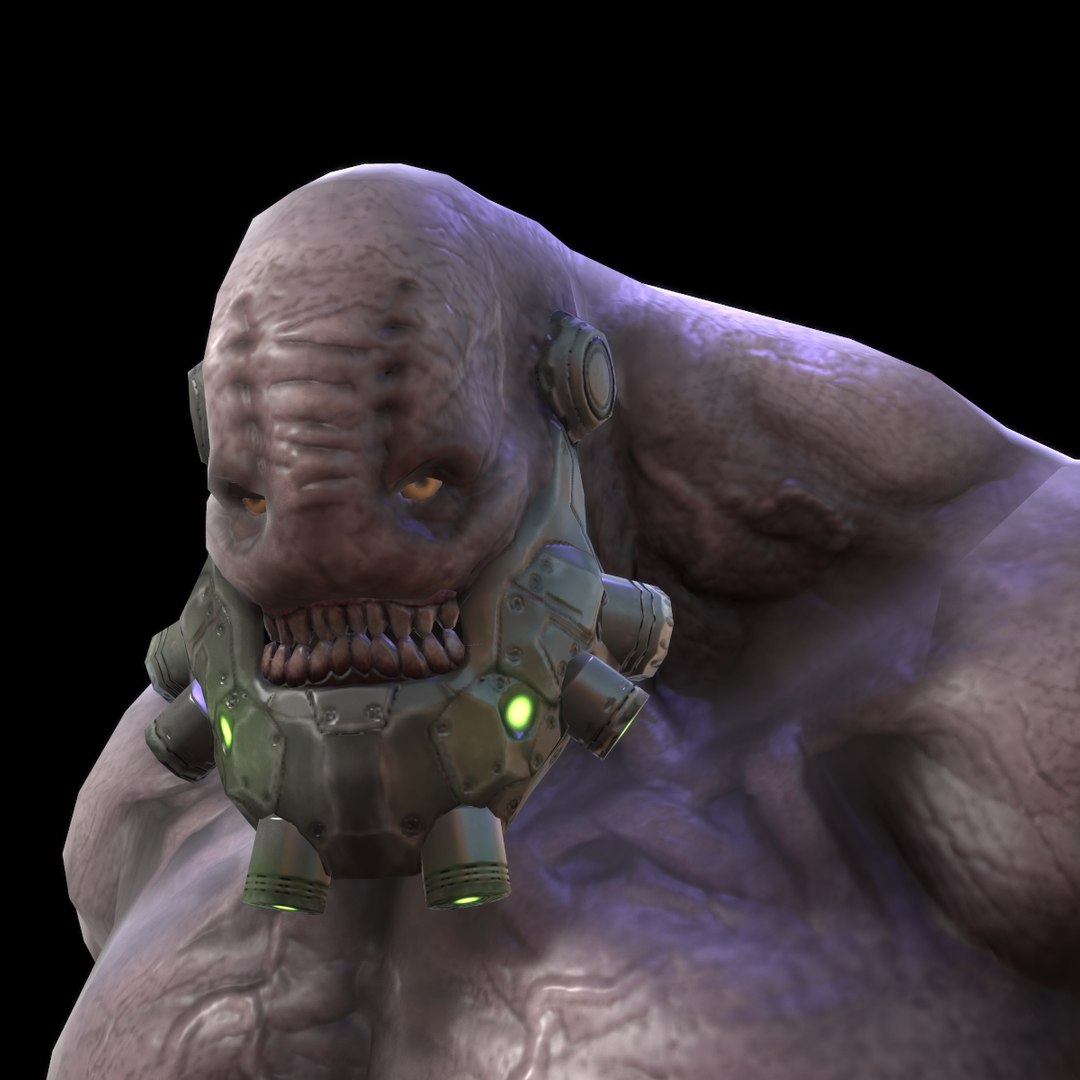 3d Model Mutant Fighter
