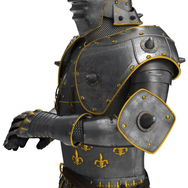 3d medieval suit armor 3